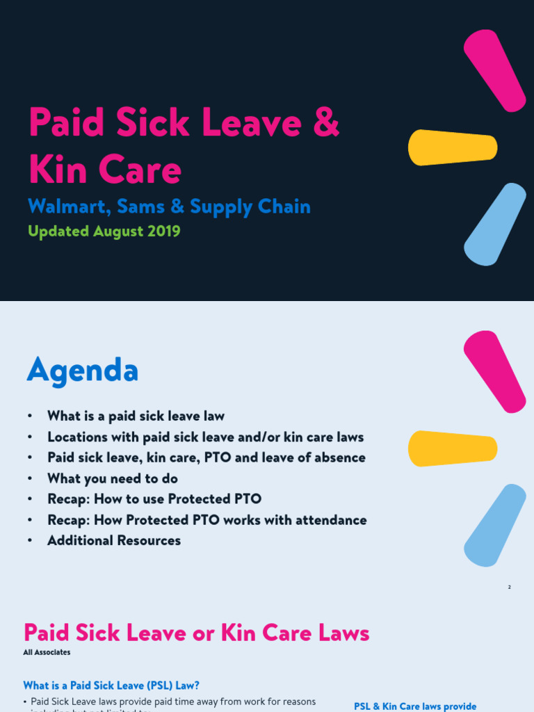 Paid Sick Leave & Kin Care Overview | PDF | Business | Labor