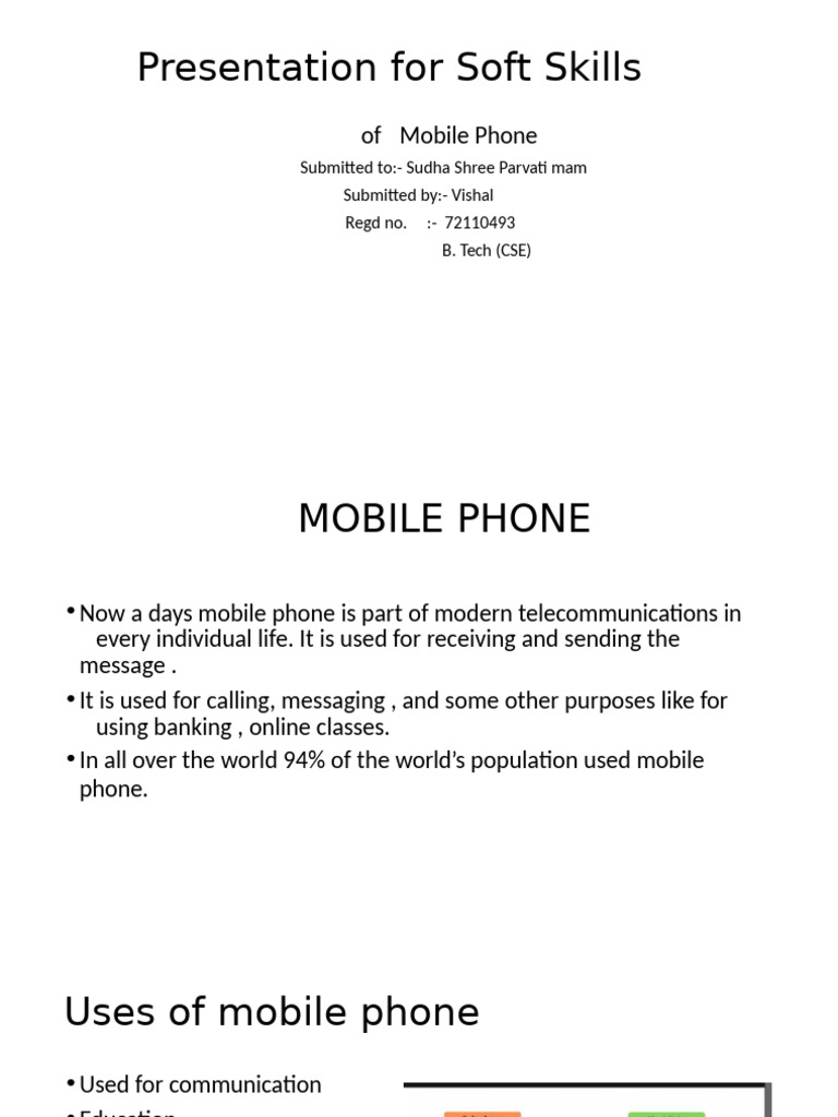 Mobile Phone: Uses, Risks, and Benefits | PDF