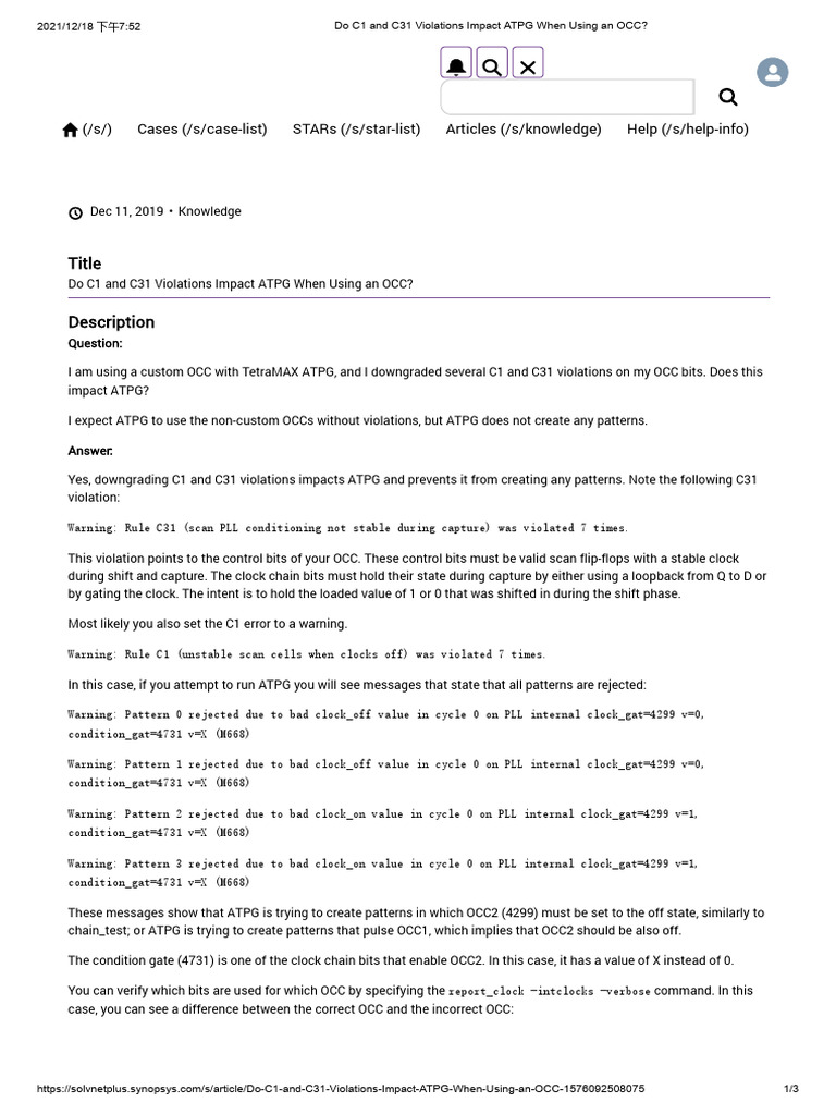 Do C1 and C31 Violations Impact ATPG When Using An OCC | PDF | Computer Engineering | Computing