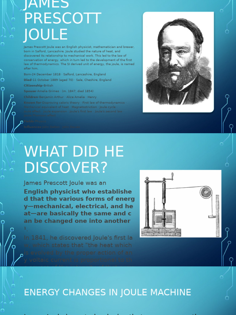 James Prescott Joule | PDF