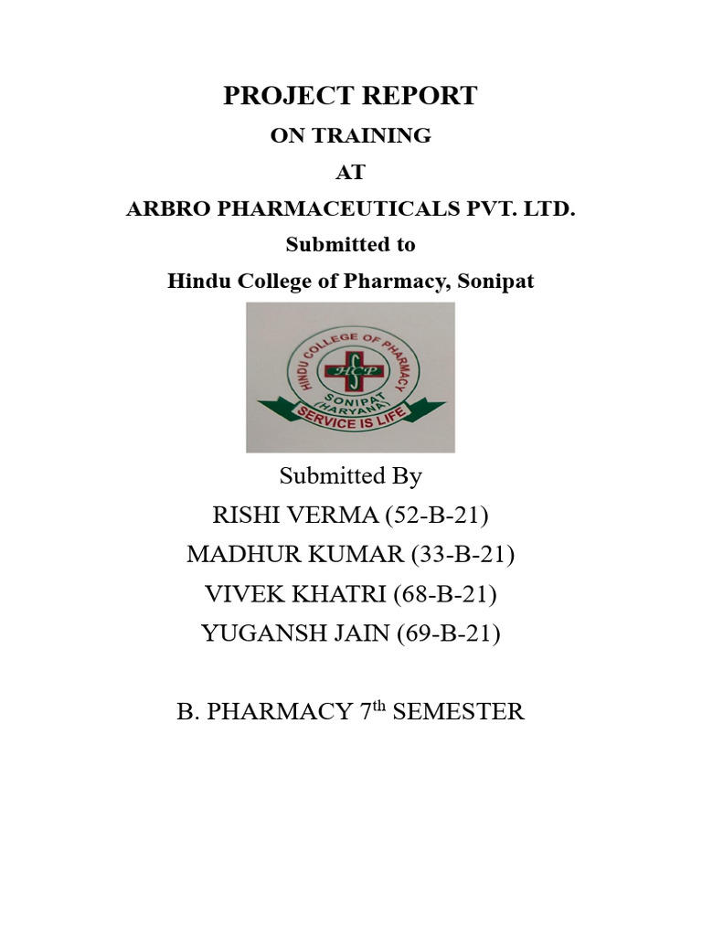 Training report | PDF | Chromatography | Mass Spectrometry