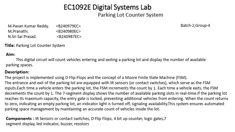 Mini Project Batch 2 Group 4 Abstract Template | PDF