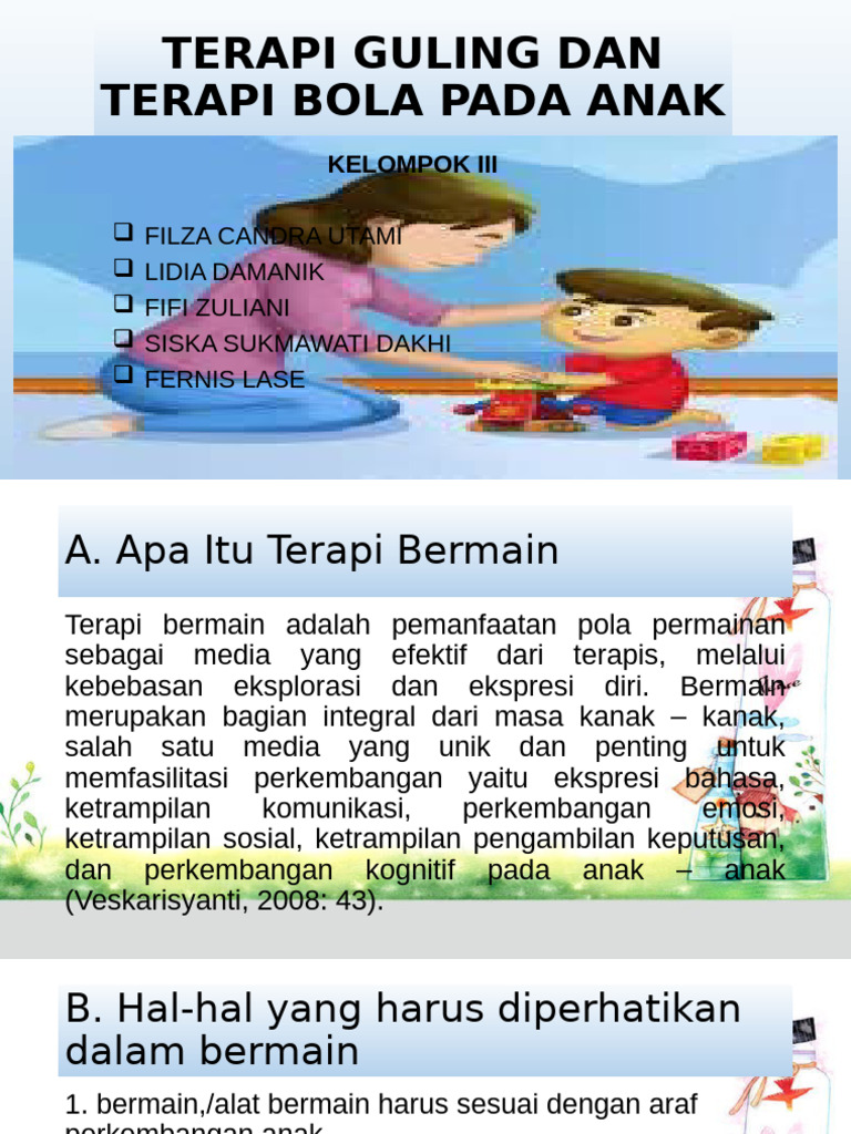 Manfaat Terapi Guling dan Bola Anak | PDF