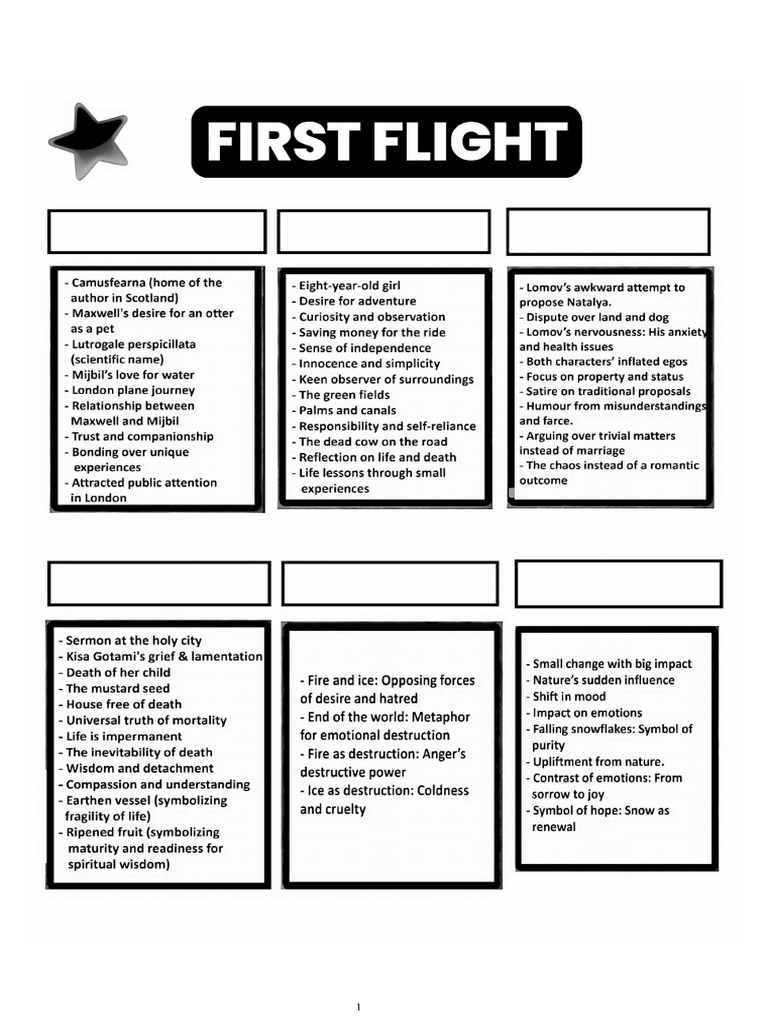 FIRST FLIGHT Class X Imp Points | PDF