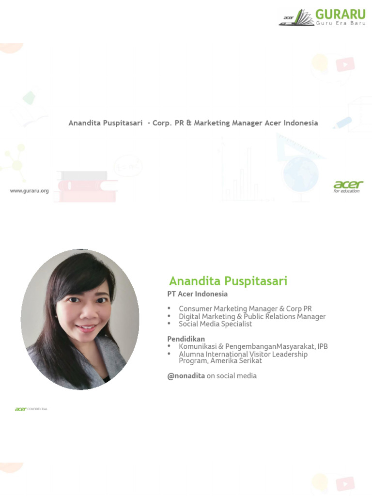 Diklat PGRI - Media Sosial utk Pembelajaran - Anandita Puspitasari | PDF