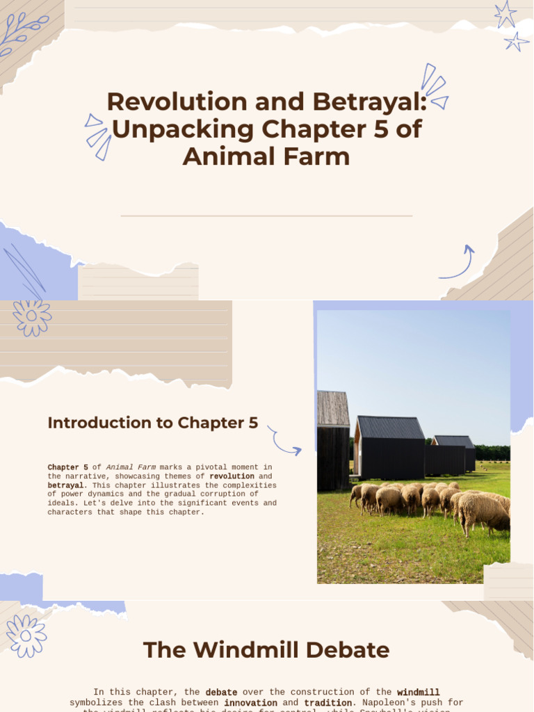 Animal Farm Chapter 5 Analysis | PDF