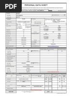 Excel File CSC Personal Data Sheet PDS 2017 1 | PDF | Justice | Crime ...