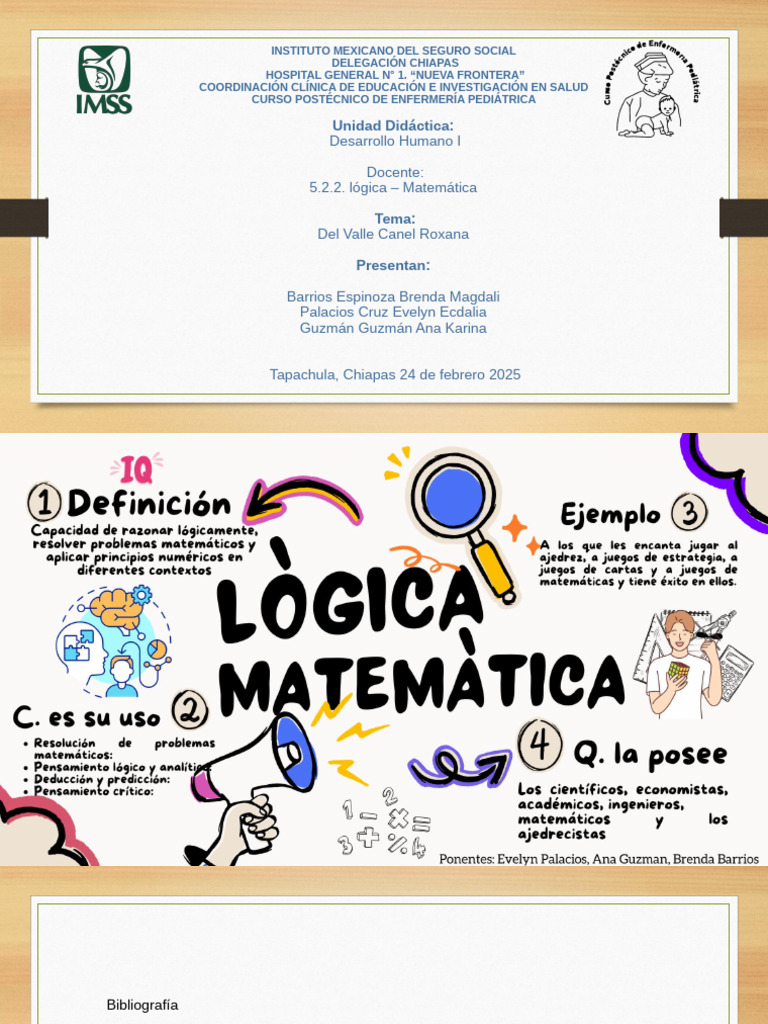 Presentacion Logica Matematica Exposicion | PDF