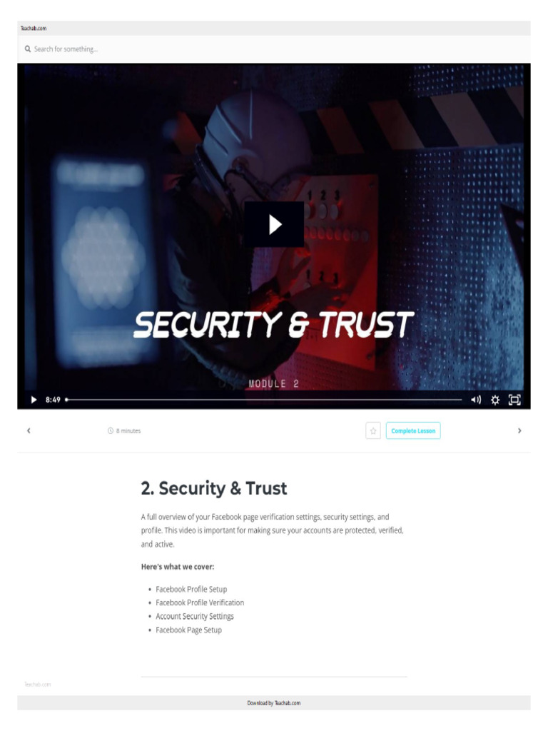 Security & Trust | PDF