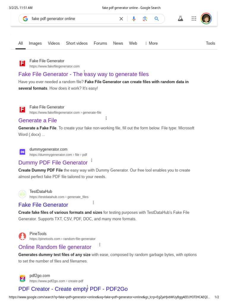 dummygenerator | PDF | Computer File | File Format