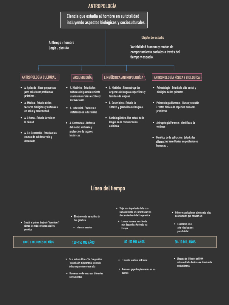 Estudio Integral de la Antropología | PDF | Antropología | Educación en ...