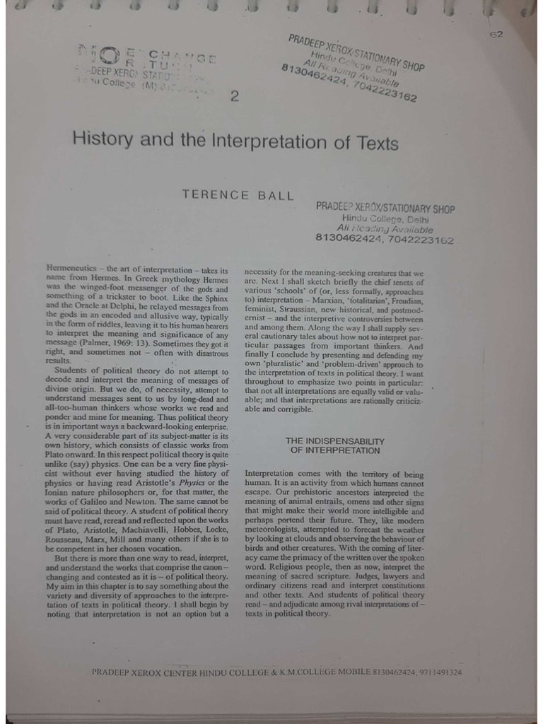 Terence Ball | PDF