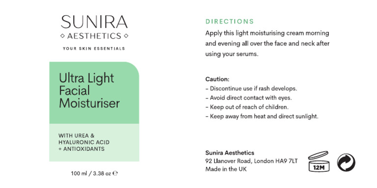 Moisturiser Inside Label Design | PDF