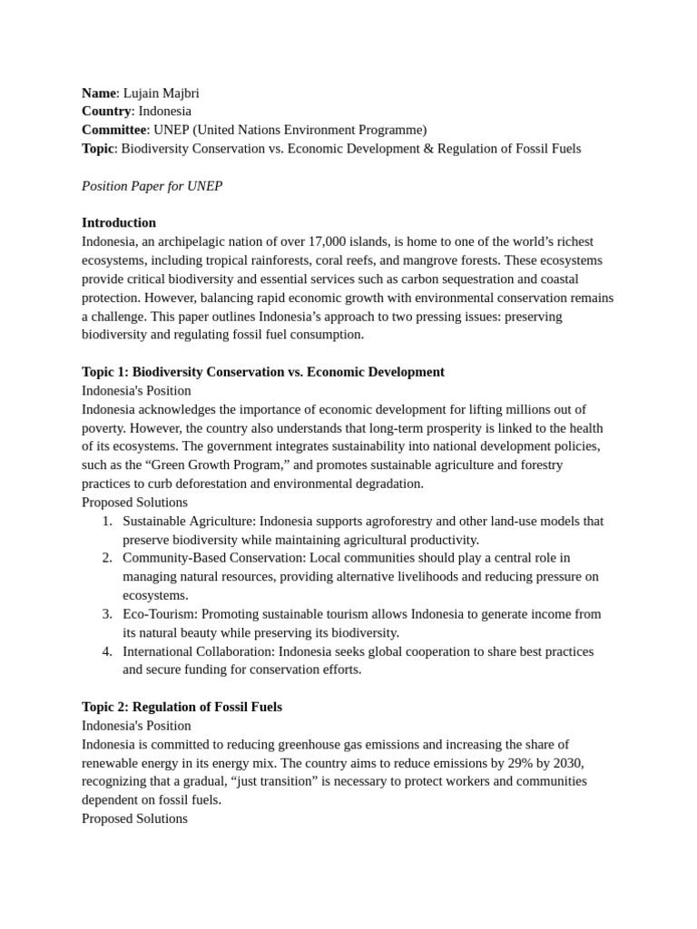 PP25 UNEP Indonesia | PDF