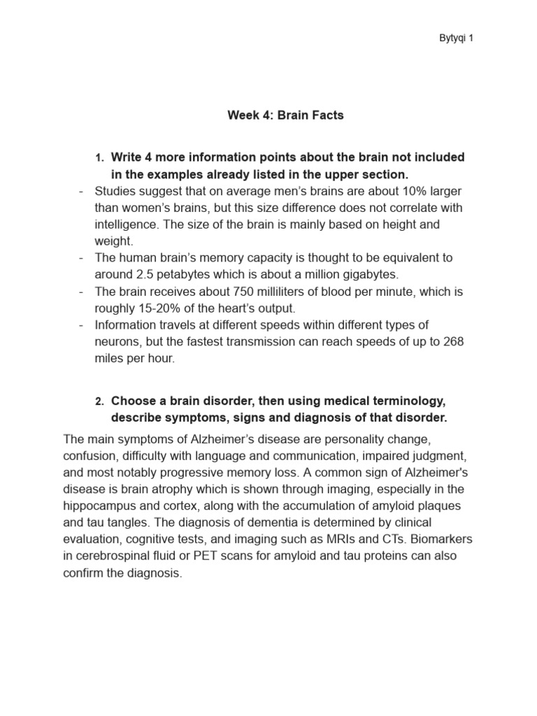 Brain Facts | PDF