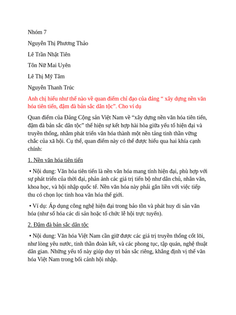 Nhóm 7 Buổi 4 Bt4 | PDF