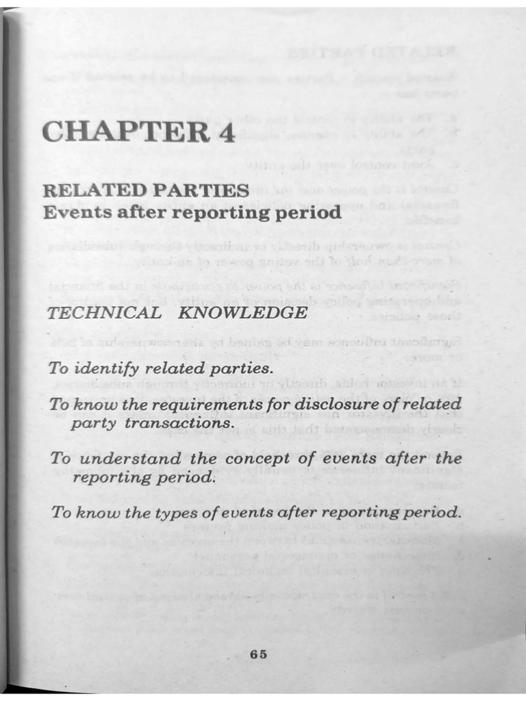 IA3 Related Parties Chapter Intact 3 | PDF
