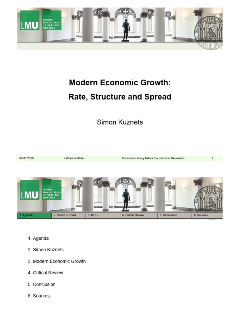 Modern Economic Growth Rate Structure An | PDF | Economic Growth ...