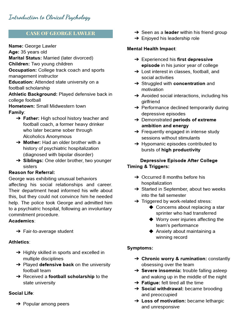 Clinical Psychology | PDF