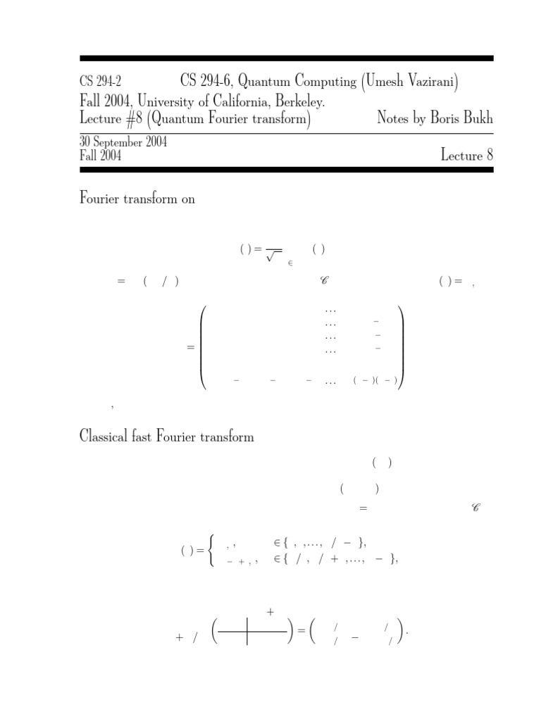 QFT | PDF | Quantum Mechanics | Applied Mathematics