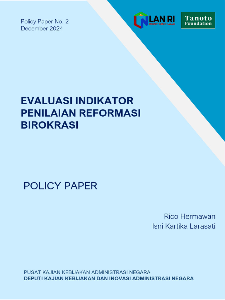 Dummy_2. Policy Paper Evaluasi Indikator Penilaian Reformasi Birokrasi ...