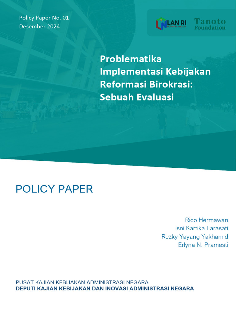 Dummy - 1. Policy Paper - Problematika Implementasi Reformasi Birokrasi ...