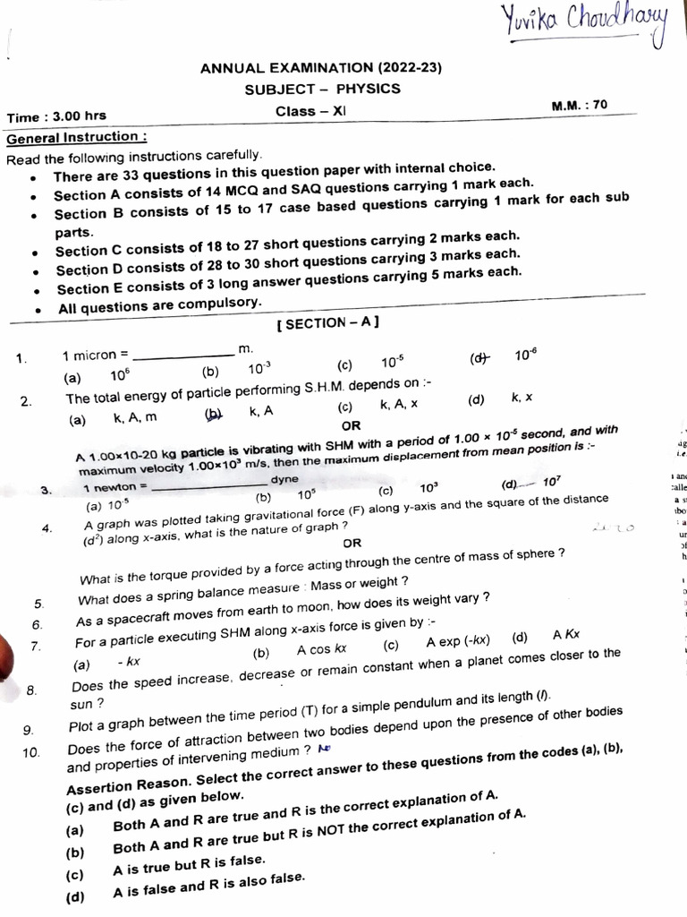 Ch3 Questions Imp Physics | PDF | Force | Mass