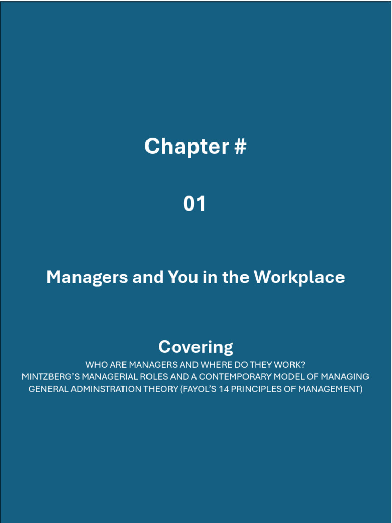 Understanding Management Roles | PDF | Customer Relationship Management | Innovation