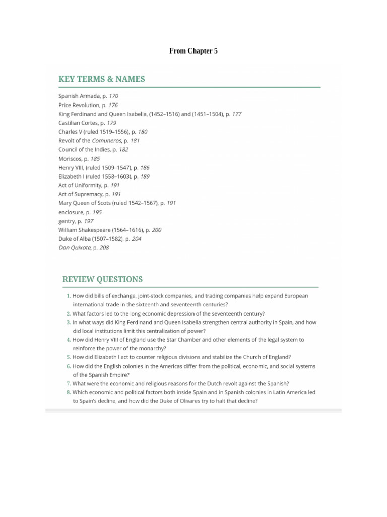 Term List - Spain, England, and The Netherlands in The Early Modern ...