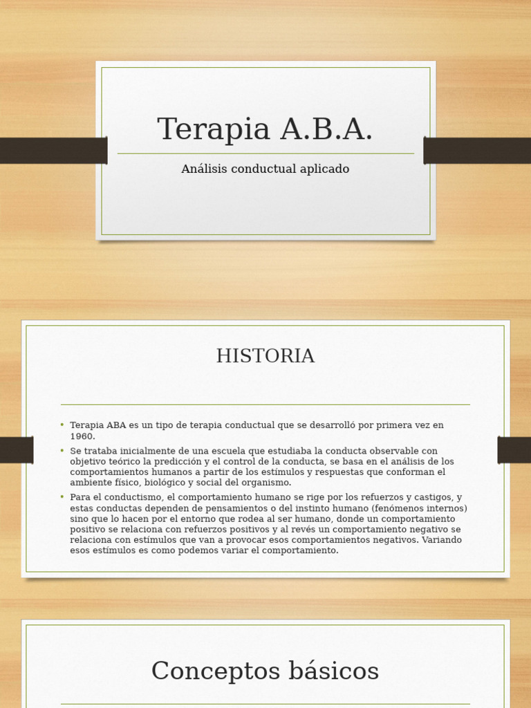 Terapia ABA | PDF | Comportamiento | Autismo