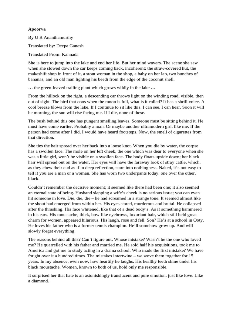 Apoorva U R Ananthamoorthy | PDF