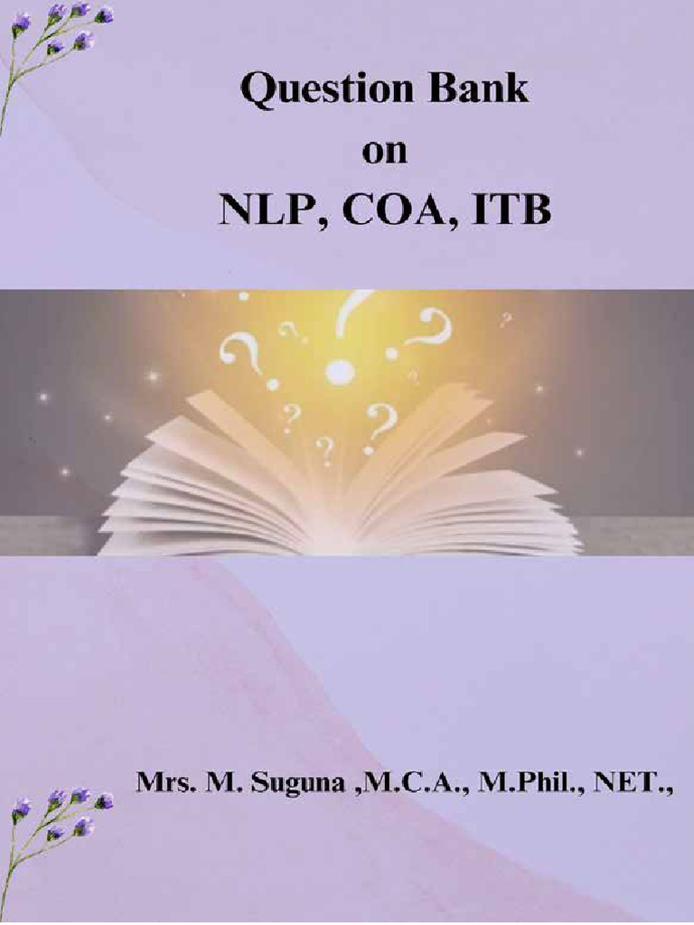 Question-Bank-on-NLP,COA,ITB | PDF | Parsing | Semantics