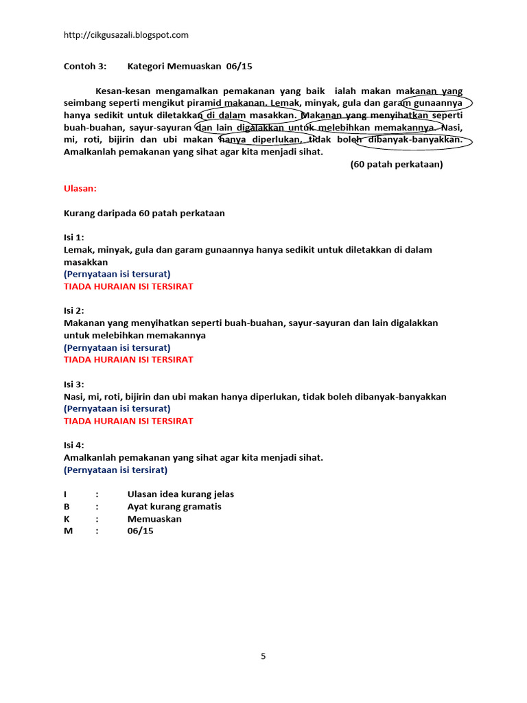 Instrumen Contoh Soalan 1 20 | PDF