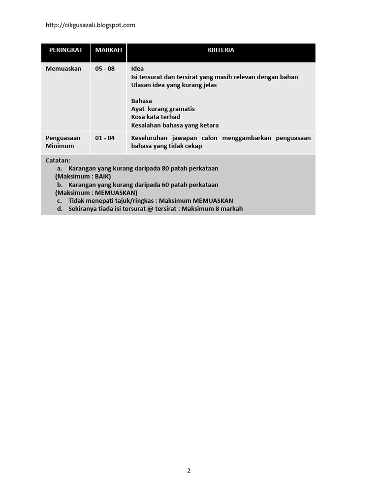 Instrumen Contoh Soalan 1 17 | PDF