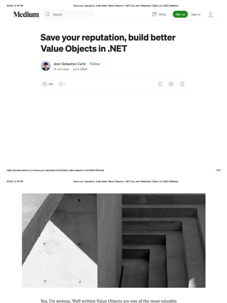 Build Better Value Objects | PDF