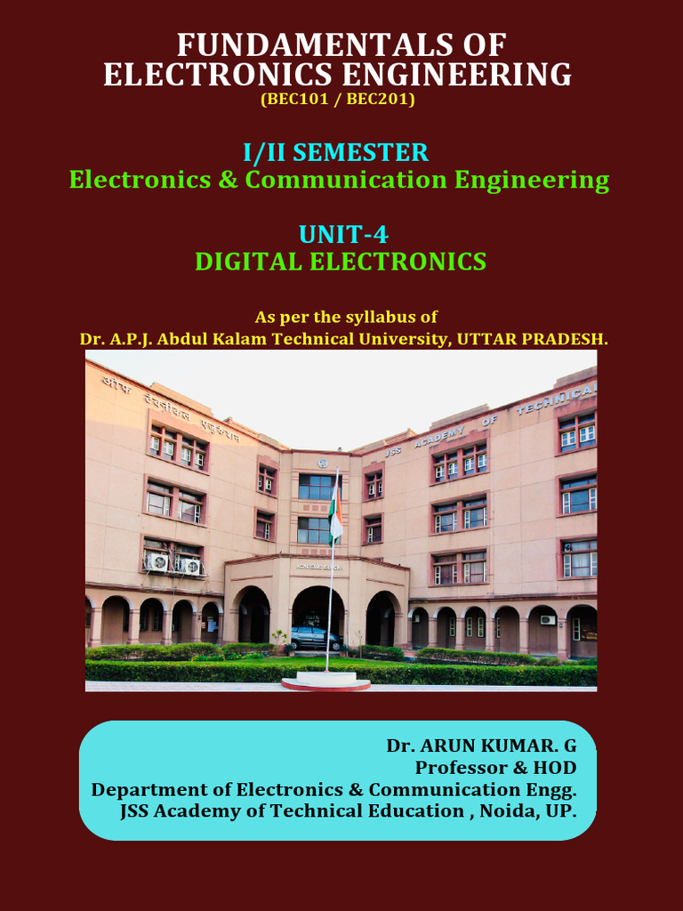 Unit 4 Digital Electronics Complete Notes | PDF | Subtraction | Digital ...