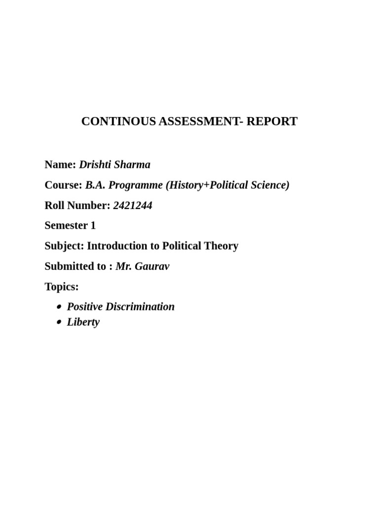 Positive Discrimination | PDF | Affirmative Action | Discrimination