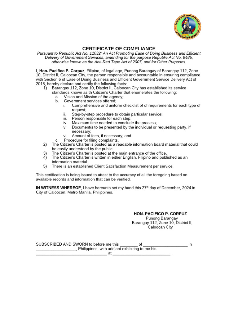 Certificate of Compliance | PDF | Justice | Crime & Violence