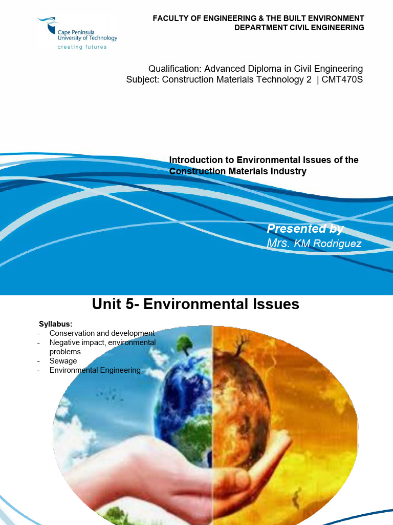 1 Add - Introduction To Environmental Issues | PDF | Climate Change | Waste
