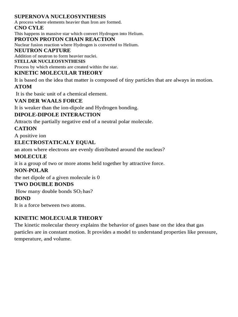 Physical Science Reviewer | PDF