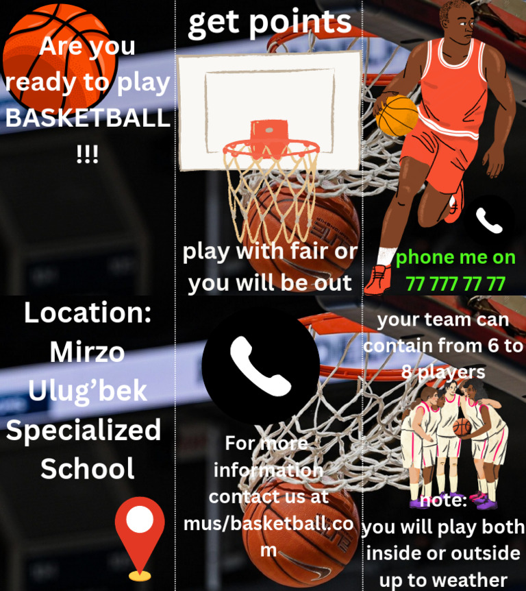 Basketball Game at Mirzo Ulug’bek School | PDF
