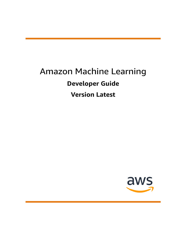 Amazon Machine Learning | PDF