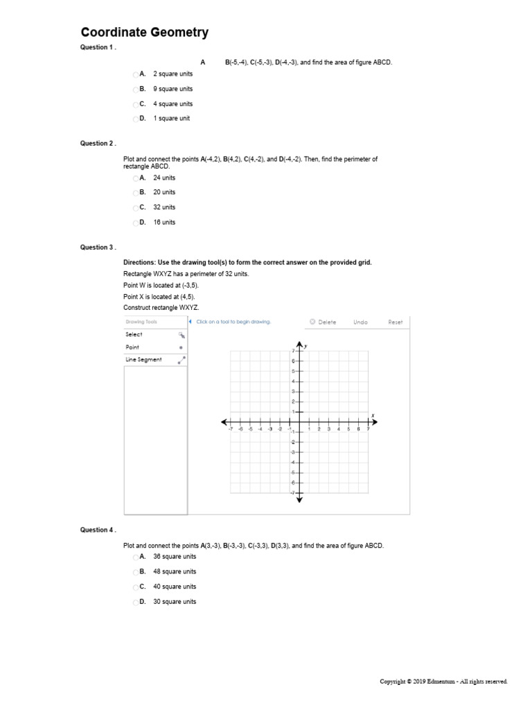 SI - 6.G.A.3 - Coordinate Geometry | PDF | Area | Euclidean Geometry
