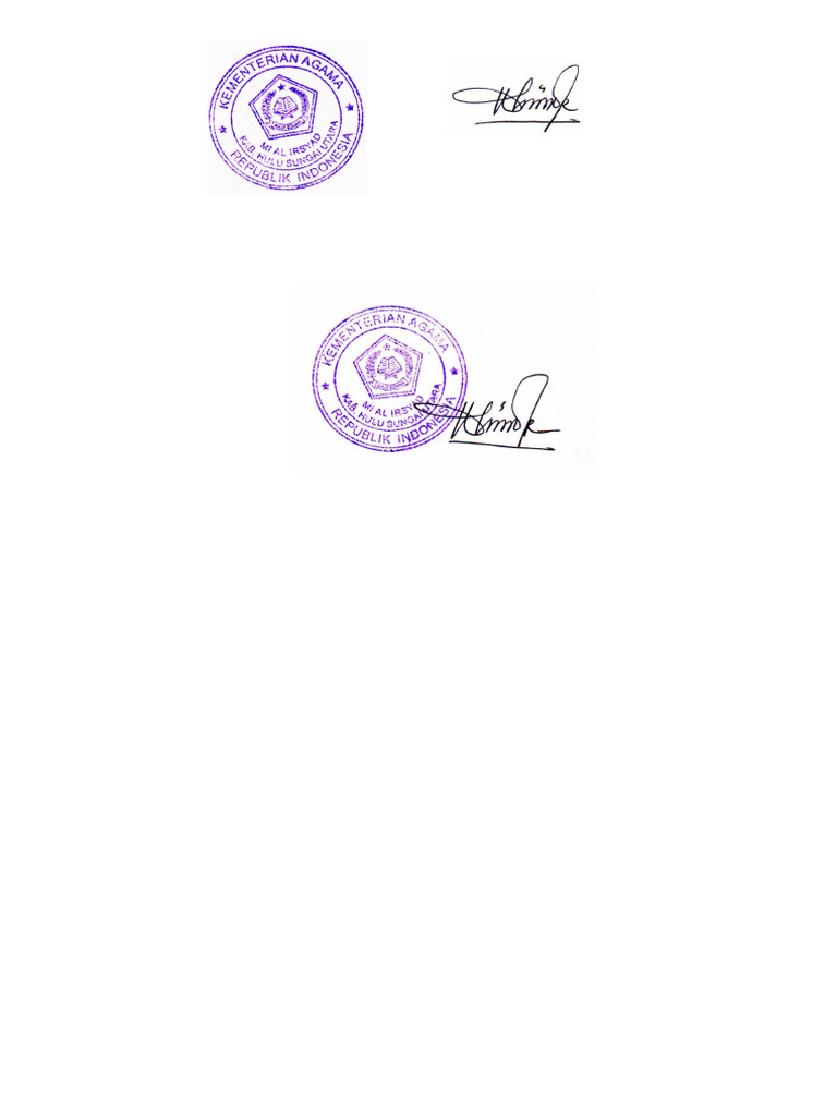 Tanda Tangan Kamad | PDF