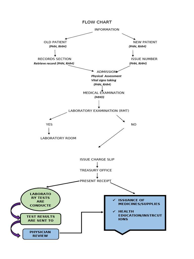 Patient Admission Flow Chart | PDF