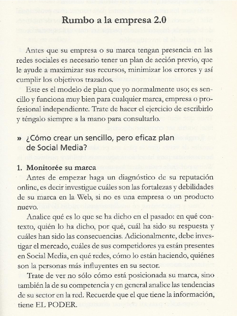 Rumbo A La Empresa 2.0 | PDF