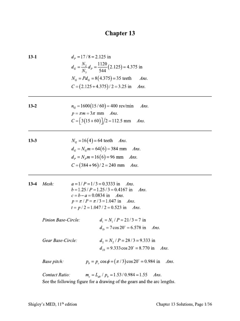 Chapter13 Solutions 11e | PDF