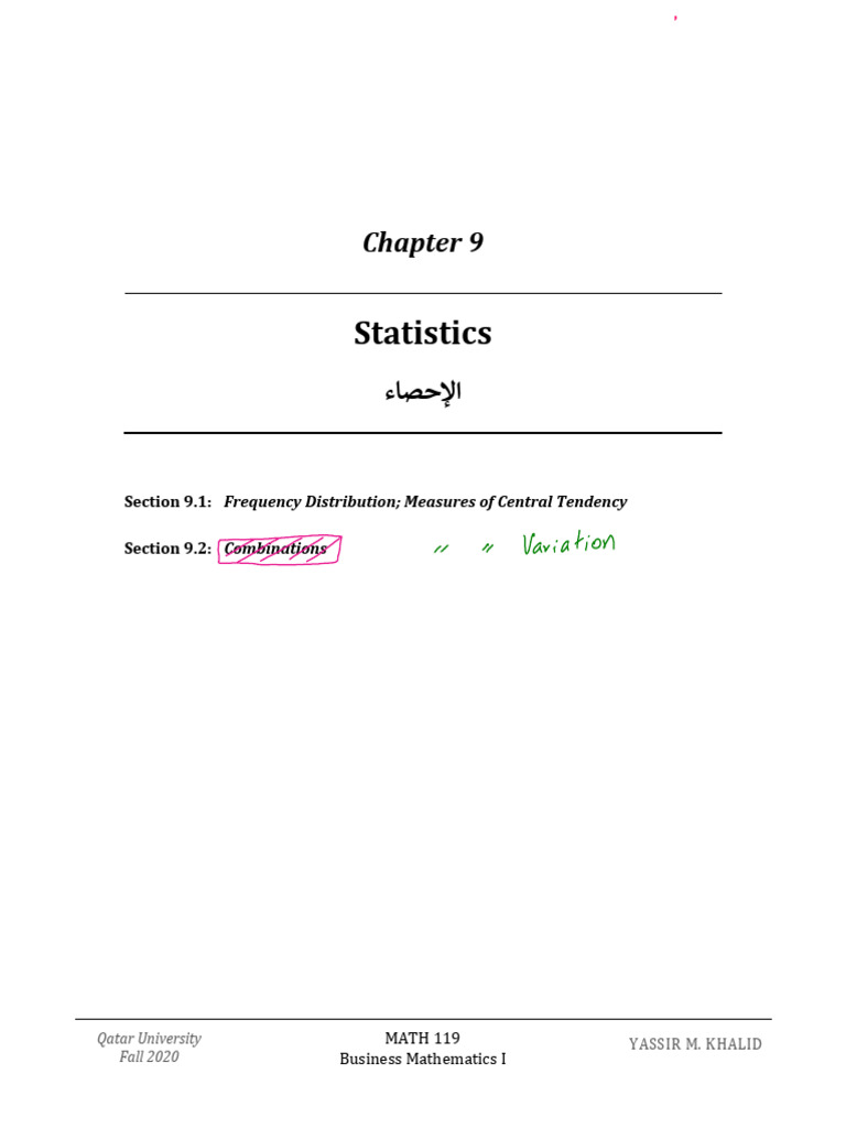 Chapter 9 (Solutions)(1) | PDF | Mean | Mode (Statistics)