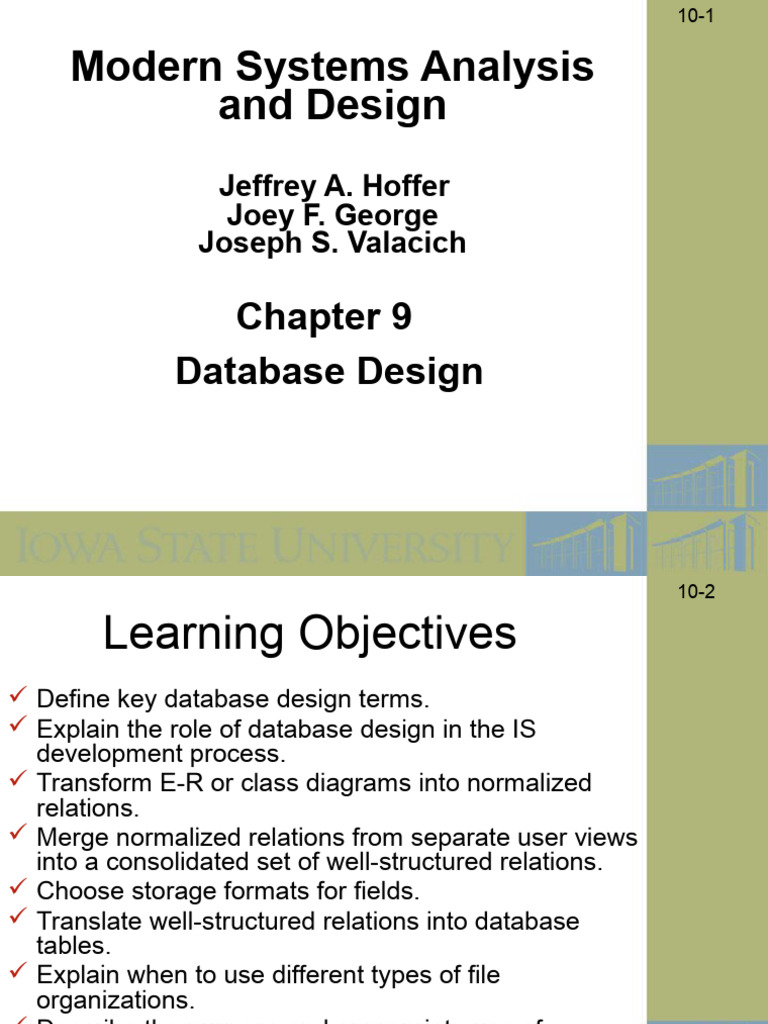 Unit 4 Design - A Designing Database | PDF | Databases | Database Design