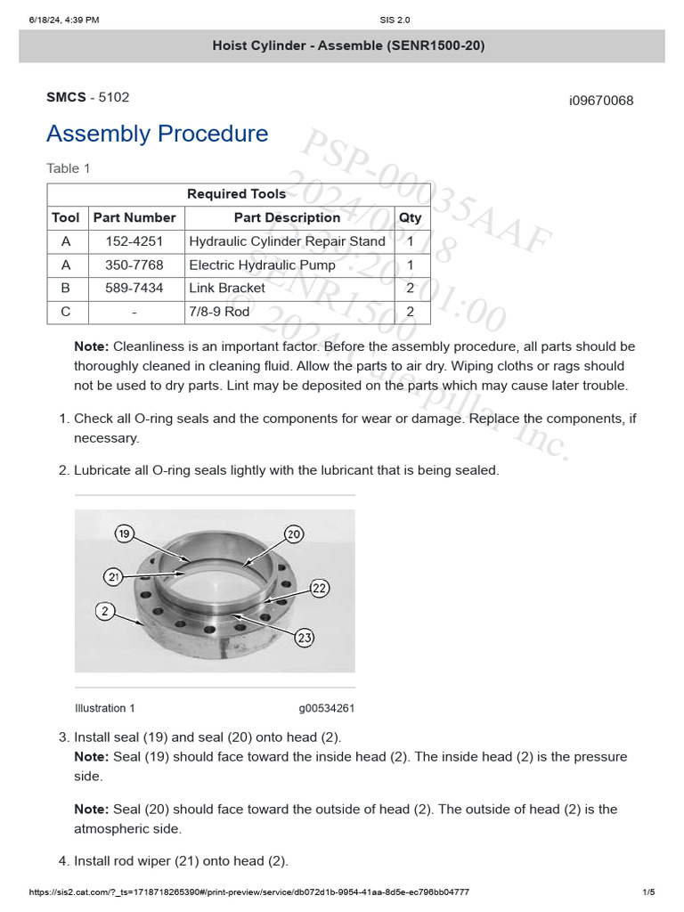 Hoist Cylinder Assembly Guide | PDF | Mechanical Engineering